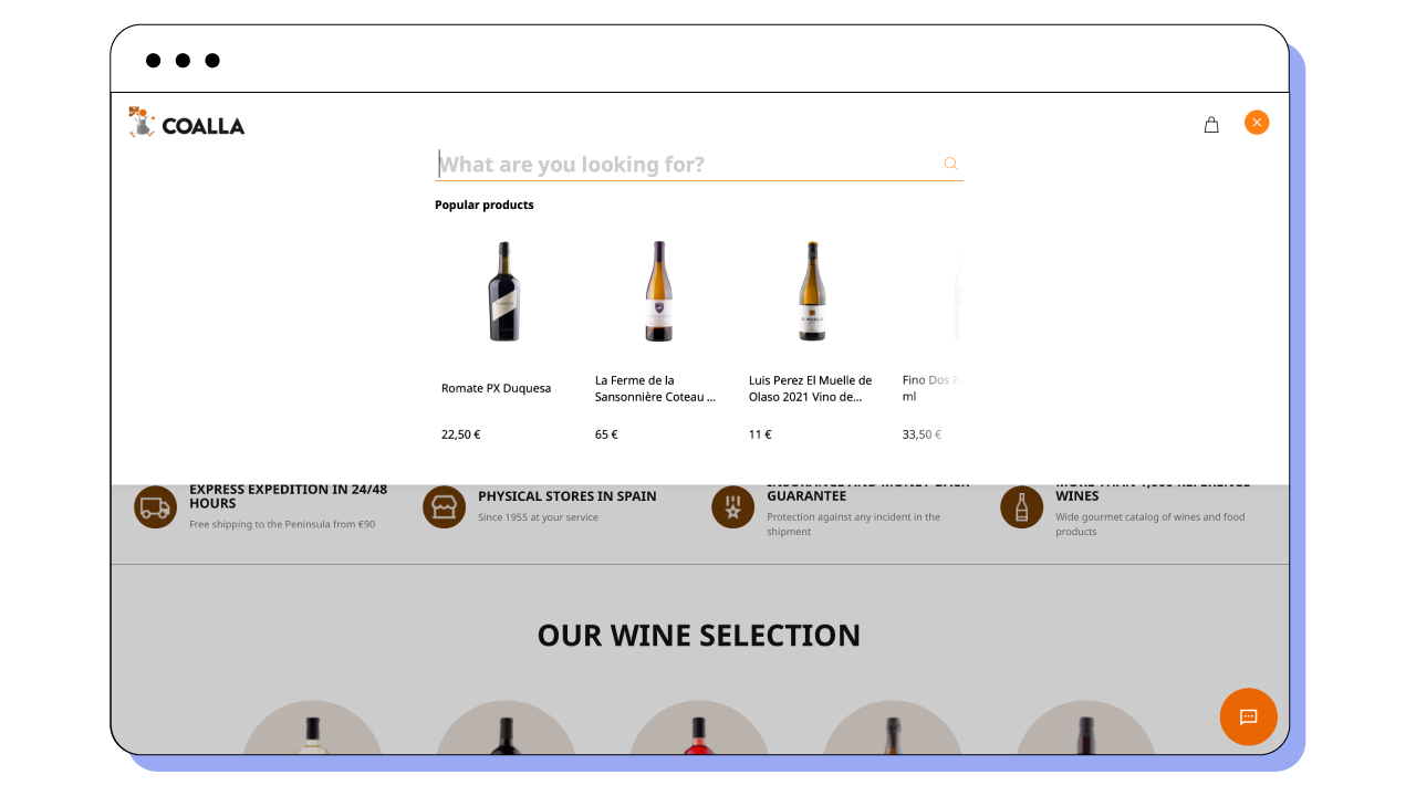 Motive, Shop Search plugin