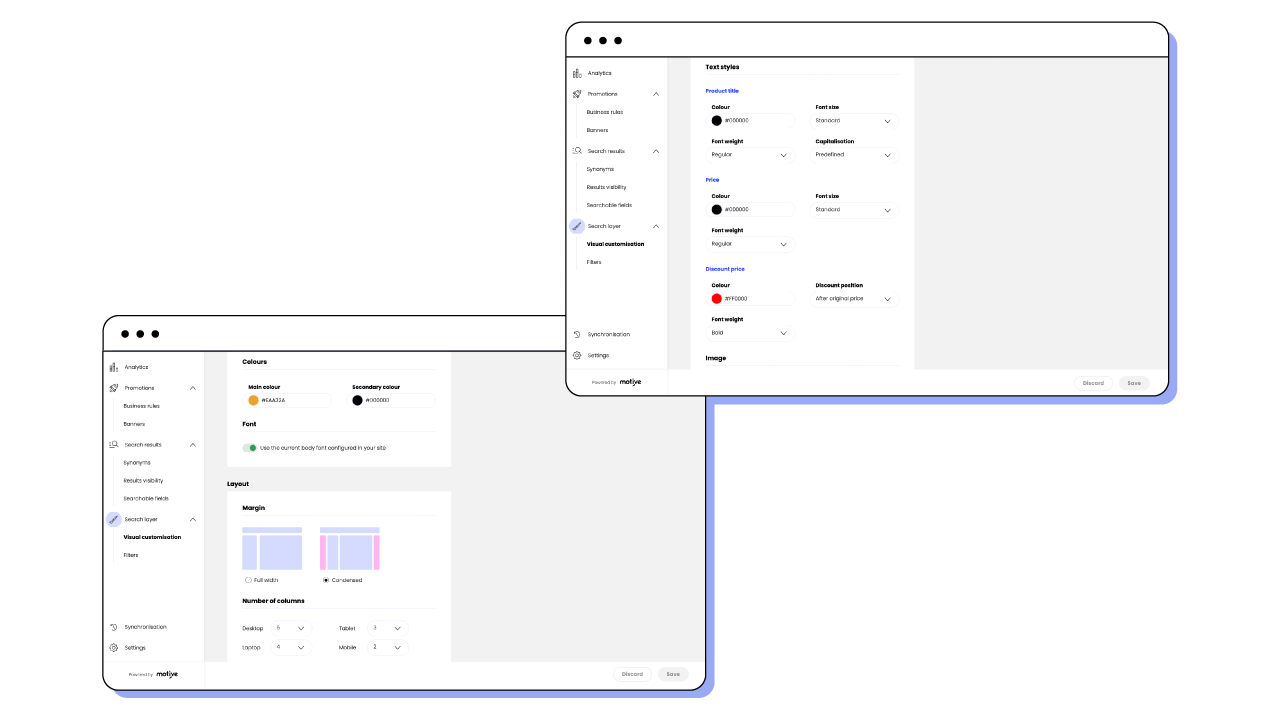 Motive, Shop Search plugin